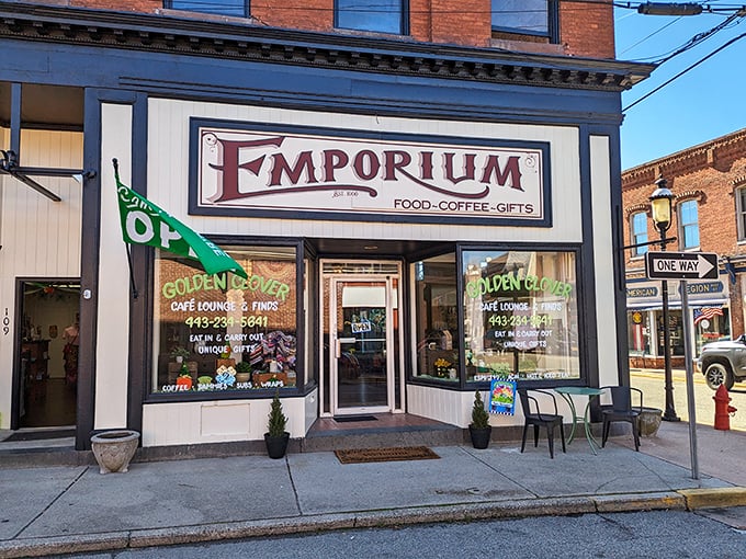 The Emporium offers that perfect small-town trifecta&mdash;food, coffee, and gifts&mdash;where locals gather and visitors feel instantly welcomed into the community's rhythm.
