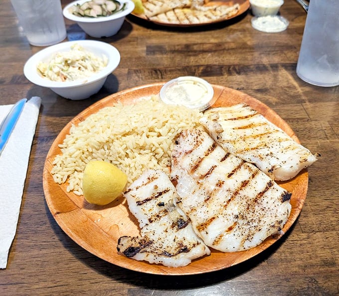 Grilled hogfish so perfectly executed, it should come with its own standing ovation and encore performance.