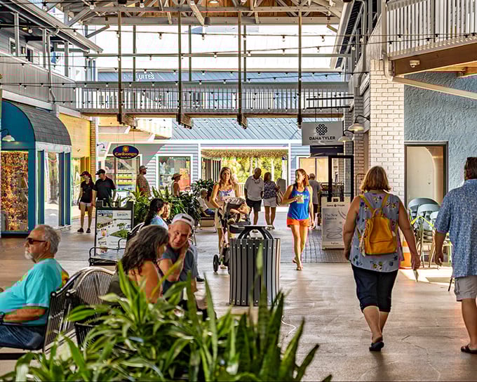 Fishermen's Village offers that rare shopping experience where browsing feels like a vacation rather than a chore. The breeze is complimentary.