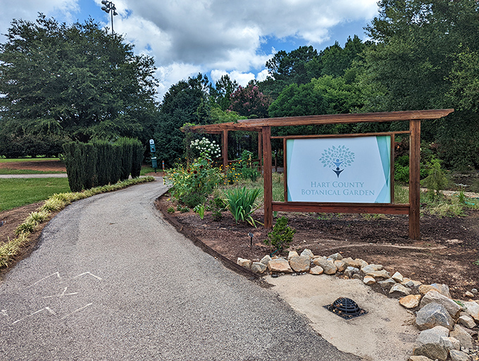 Hart County Botanical Gardens welcomes visitors with paths that meander like a good conversation over coffee.