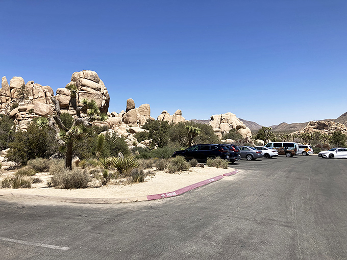 Hidden Valley's otherworldly rock formations look like nature's own sculpture garden, minus the admission fee.