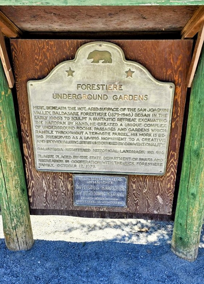 History carved in stone&mdash;this marker tells the tale of a man who literally dug deeper when faced with Central Valley's harsh conditions.