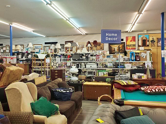 The Home Decor section: where someone else's "I've made a terrible mistake" becomes your "I can't believe I found this!"