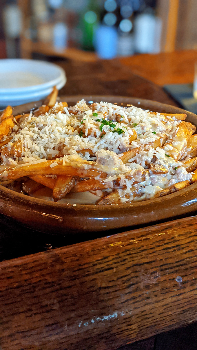 These aren't just fries &ndash; they're a golden, cheese-laden masterpiece that makes you wonder why you'd ever eat potatoes any other way.