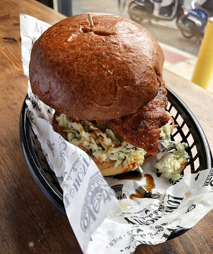 Behold the Nashville Hot Chicken Sandwich in all its glory&mdash;a masterpiece of crunch, heat, and slaw that makes other sandwiches question their life choices.