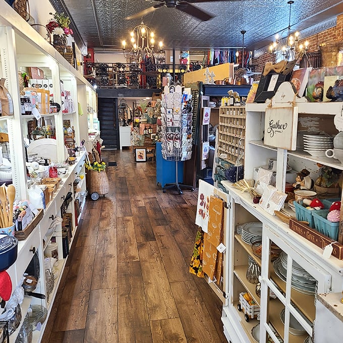 Wooden floors that have supported generations of shoppers now guide you through aisles of carefully curated memories.