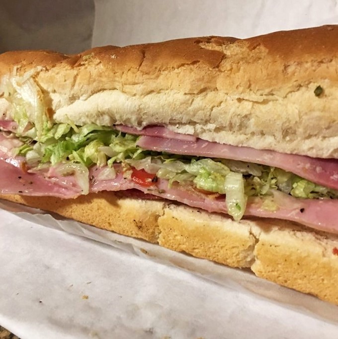 Layer upon layer of Italian meats and fresh veggies nestled in crusty bread&mdash;this isn't just lunch, it's an edible architecture project.