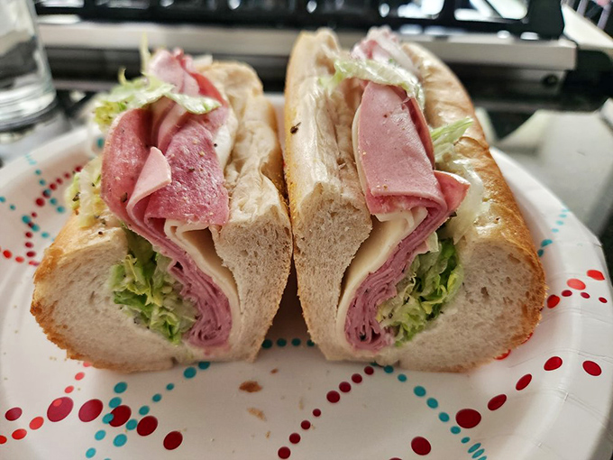 Layers of thinly-sliced perfection nestled in crusty bread&mdash;this isn't just lunch, it's an edible art form that's converted sandwich skeptics for generations.