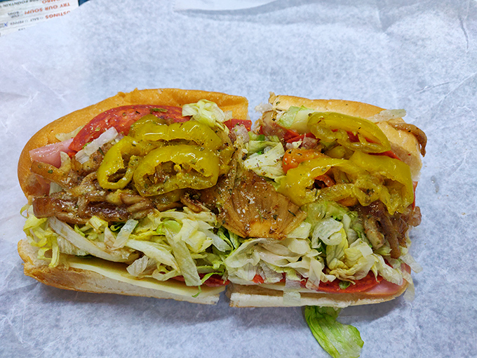 The Italian sub that launched a thousand food pilgrimages. Look at those layers&mdash;it's like the Grand Canyon of sandwiches!