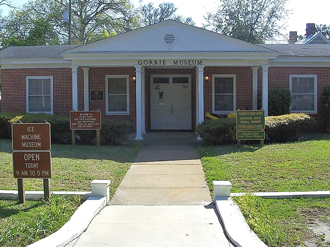 The John Gorrie Museum celebrates the local doctor who invented mechanical refrigeration. Without him, Florida summers would be unbearable and cocktails tragically warm.