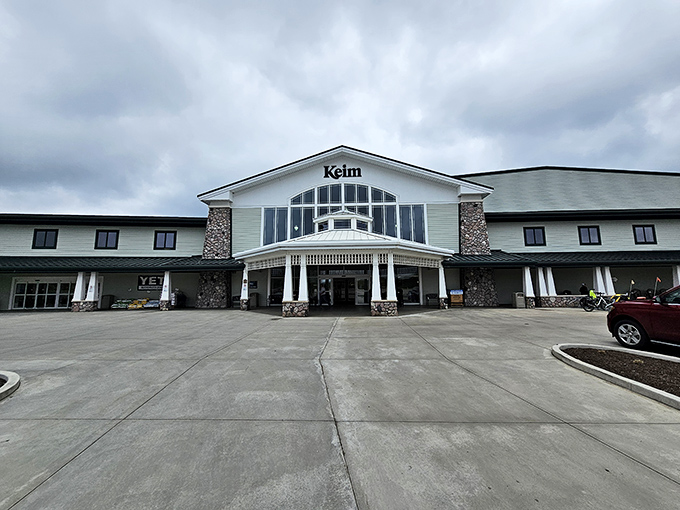 Keim Lumber's impressive entrance could be mistaken for a resort, but inside awaits a woodworker's paradise that would make Ron Swanson weep with joy.