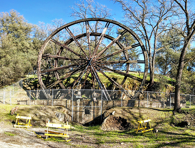 This massive water wheel isn't just Instagram-worthy&mdash;it's a monument to ingenuity from Jackson's gold mining heyday. Engineering marvels don't charge admission.