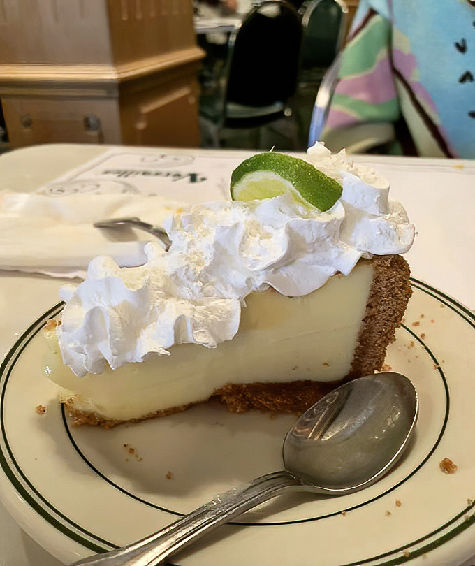 This key lime pie could make a grown person weep tears of citrusy, meringue-topped joy.