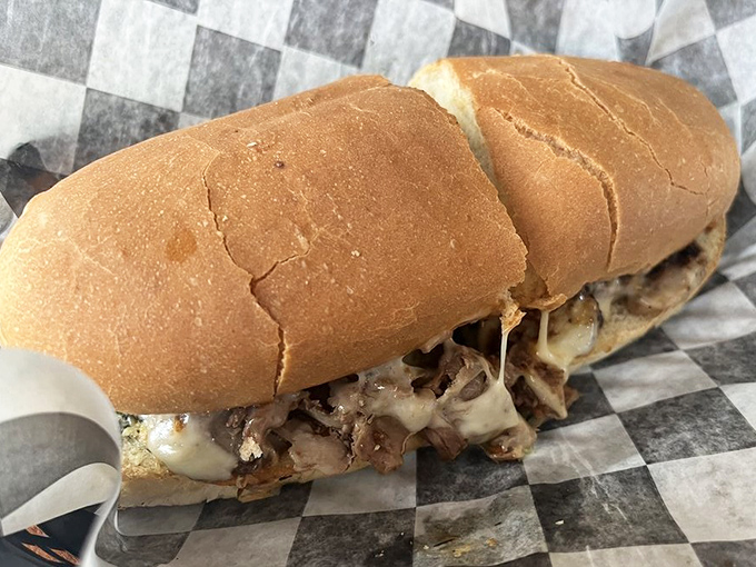 The sandwich that launched a thousand food pilgrimages. Tender roasted lamb, melty cheese, and a perfectly toasted roll &ndash; resistance is futile.
