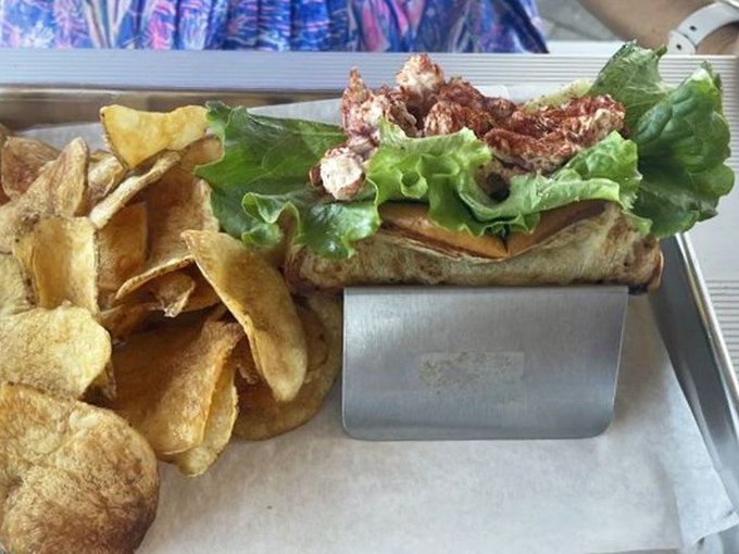 Behold the lobster roll that launched a thousand return trips &ndash; pure Maine magic served on Marco Island shores.