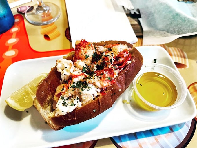 The lobster roll arrives like a celebrity on a red carpet&mdash;chunks of tender meat nestled in a perfectly toasted bun with a side of liquid gold butter.