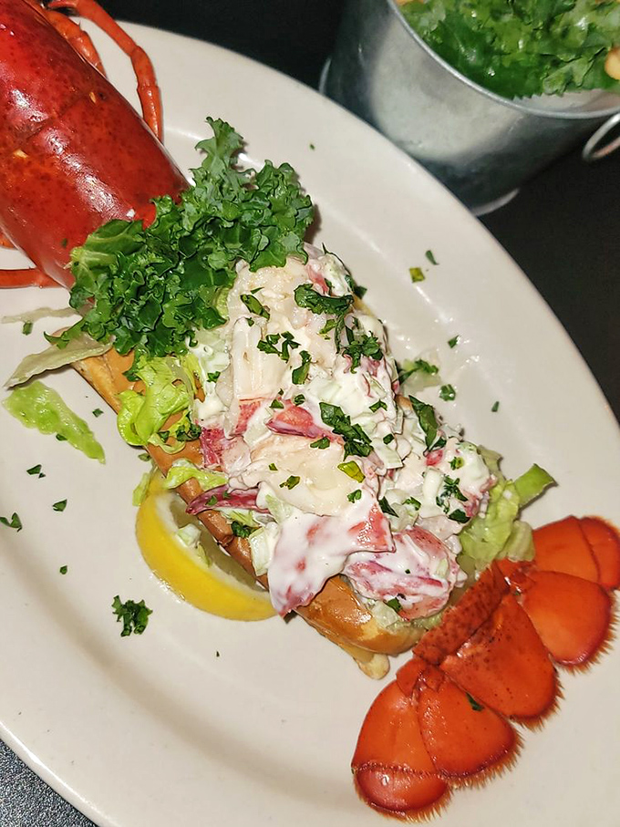 The lobster roll arrives like edible artwork&mdash;chunks of sweet meat nestled in buttery bread with just enough mayo to make you contemplate moving to Crystal River permanently. 