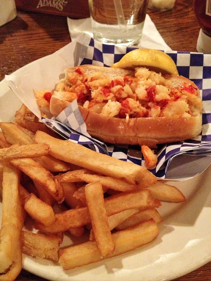 The lobster roll arrives like a summer blockbuster &ndash; overflowing with chunky lobster meat and zero special effects needed. Just pure, unadulterated seafood bliss.