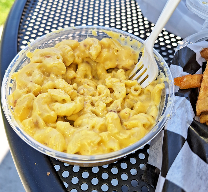 This isn't your cafeteria's mac and cheese. This is the creamy, dreamy stuff that makes grown adults fight over the last spoonful.