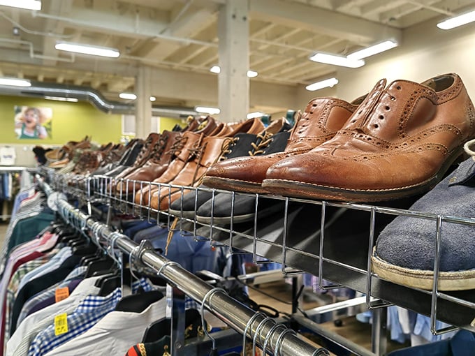 These leather wingtips have seen boardrooms and maybe a wedding or two. For under $10, they'll write their next chapter with you.