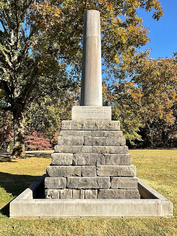 Meriwether Lewis Monument honors the explorer who knew adventure long before GPS made getting lost nearly impossible.