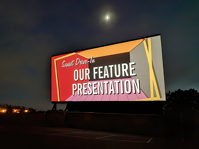 Under the stars, every movie becomes an epic, and every screen looks magnificent against the California sky.