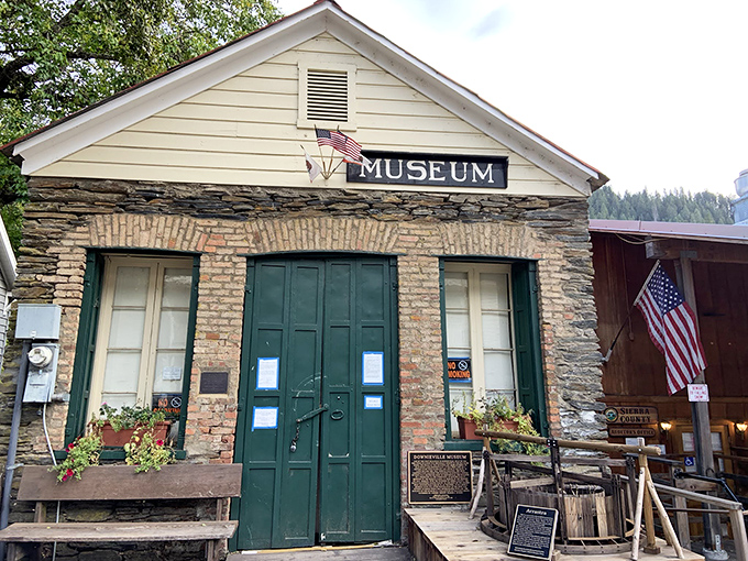 The Downieville Museum doesn't need fancy interactive displays &ndash; the building itself is the exhibit, standing since the Gold Rush days.