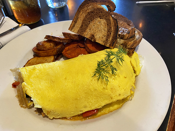 This golden beauty with fresh dill could make a grown person weep tears of joy.