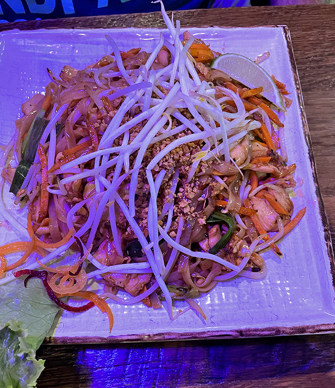 This isn't just noodles&mdash;it's a masterclass in balance. The pad Thai's caramel-colored tangle of textures and flavors explains why locals can't stop talking about it.