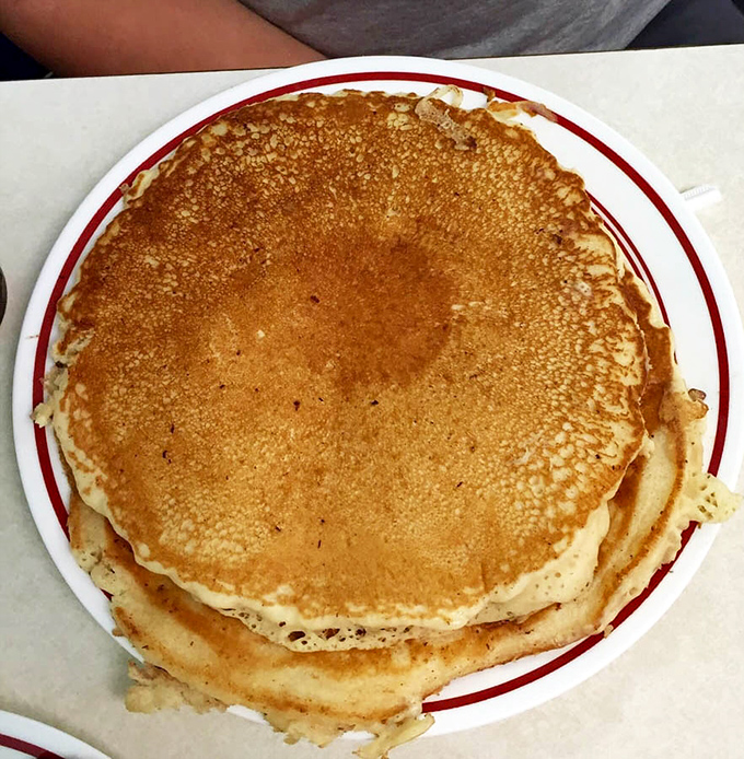Pancake perfection isn't just about size&mdash;it's about that golden exterior giving way to an interior so fluffy it defies gravity.