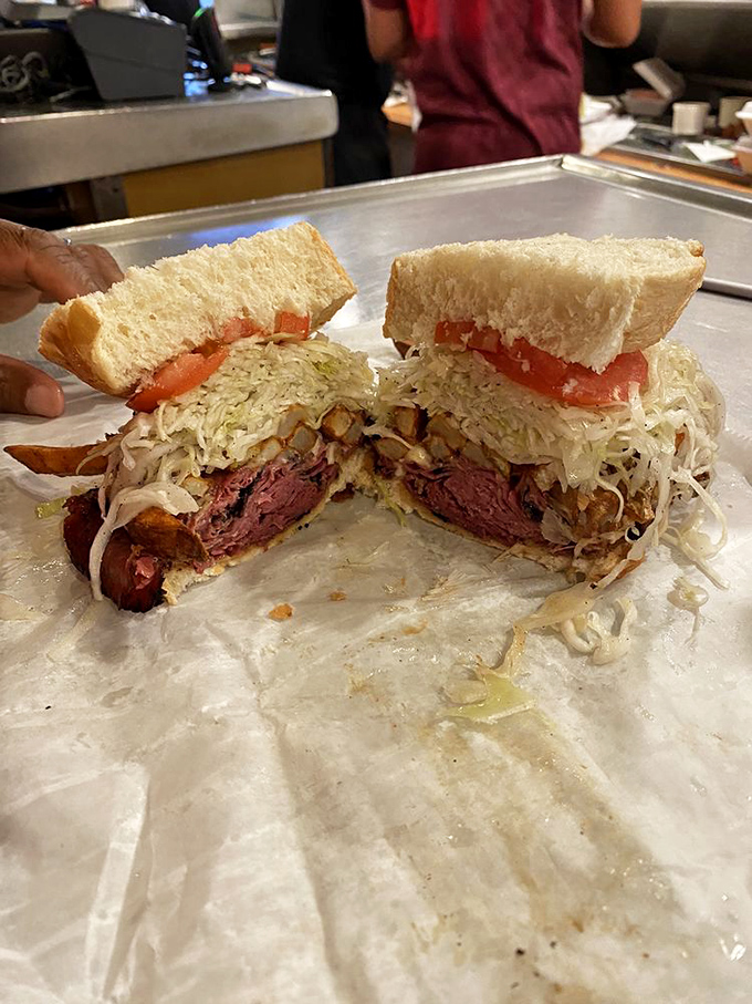Behold the pastrami that started a thousand arguments about proper sandwich construction &ndash; and ended them all deliciously.