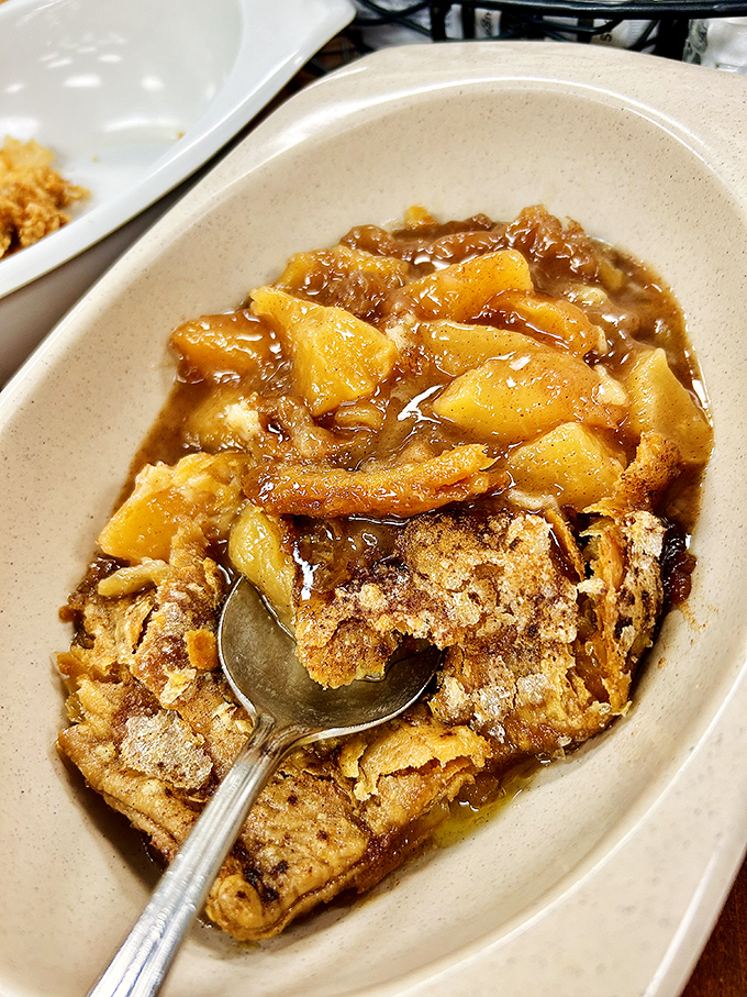 Behold the holy grail&mdash;peach cobbler that makes time stand still, with golden Georgia peaches swimming in a buttery bath beneath that perfect crust.