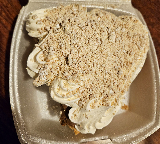 This peanut butter pie could make a grown person weep tears of pure, unadulterated joy.