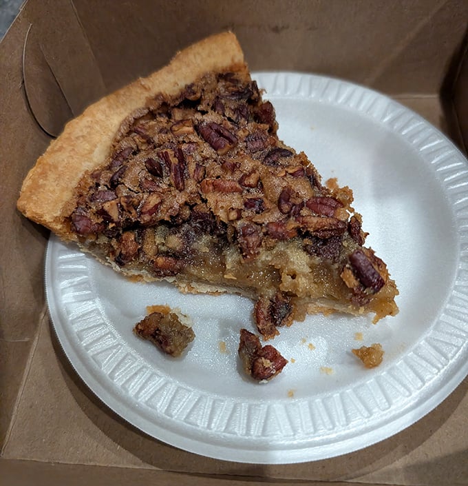 Pecan pie nirvana: where perfectly toasted nuts meet gooey filling in a flaky crust that would make your grandmother both proud and jealous.