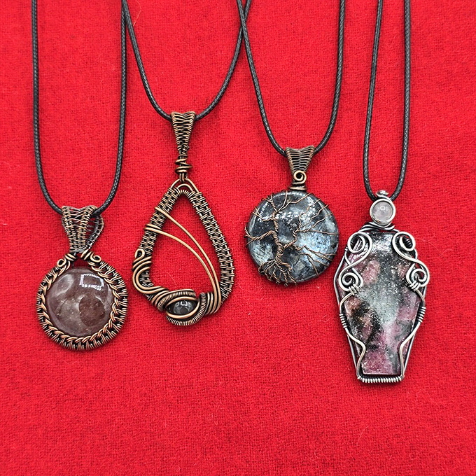 Wearable art that makes a statement: "Yes, I found this magical pendant at a place cooler than wherever you got that mass-produced necklace."