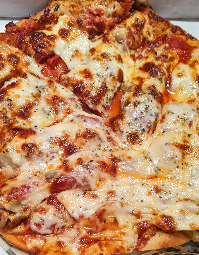 Behold the pepperoni pizza in all its glory&mdash;those crispy-edged cups of pepperoni holding little pools of flavor are what dreams are made of.