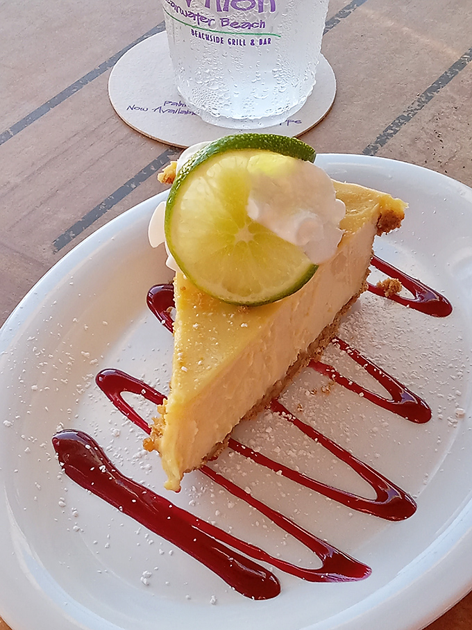 The star attraction: Palm Pavilion's key lime pie delivers that perfect sweet-tart balance that'll have you plotting your second slice before finishing the first.