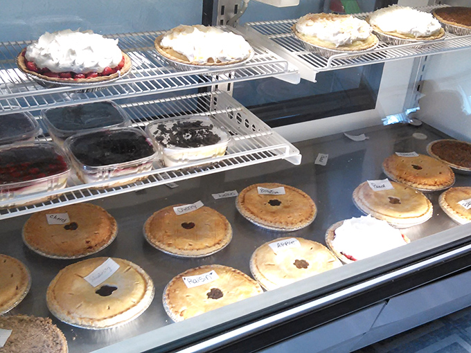 Pie paradise found! That cream-topped cherry beauty isn't just dessert&mdash;it's the reason GPS systems were invented. "Recalculating route to pie&hellip;"