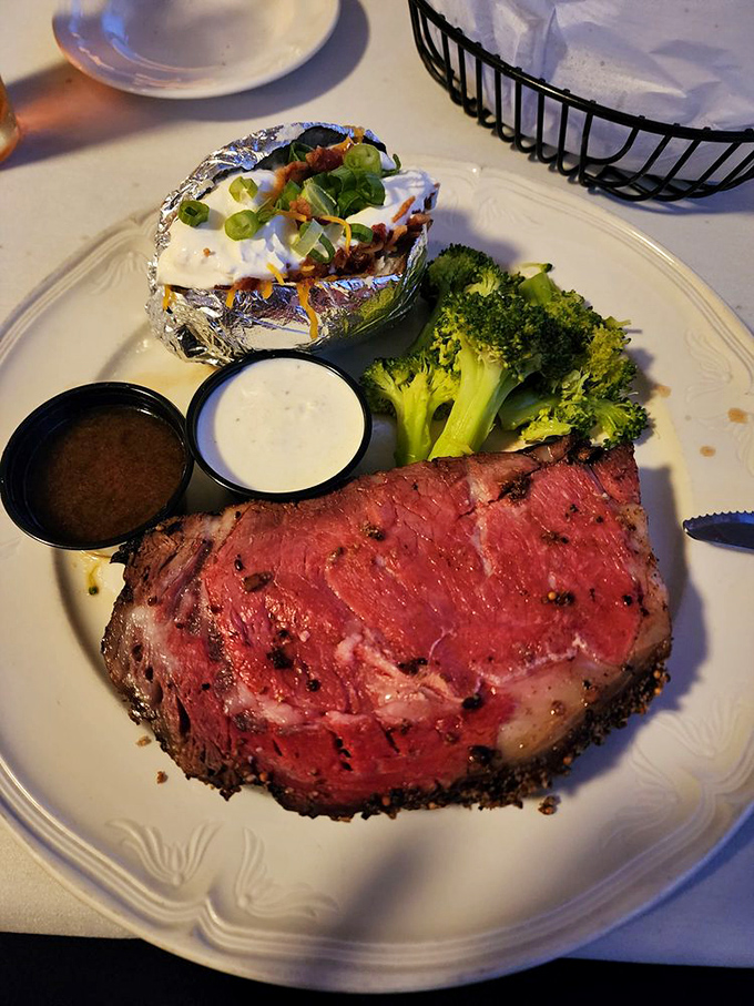 Behold the prime rib that makes grown carnivores weep tears of pure, unadulterated joy.
