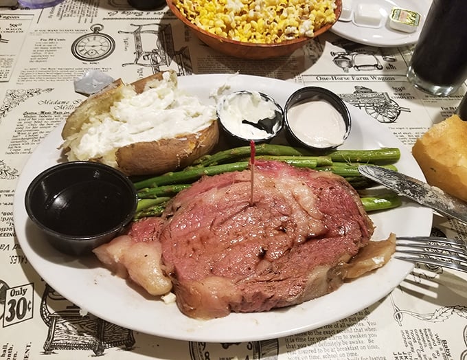 This isn't just prime rib&mdash;it's a masterclass in meat. The kind of dish that makes conversation stop and eyes roll back in pure pleasure.