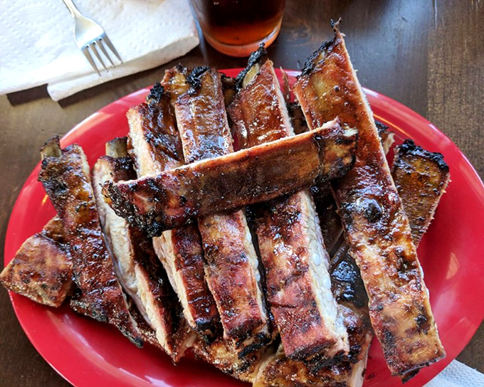 These ribs don't just fall off the bone&mdash;they make a compelling argument for Candler as North Carolina's unsung barbecue capital.