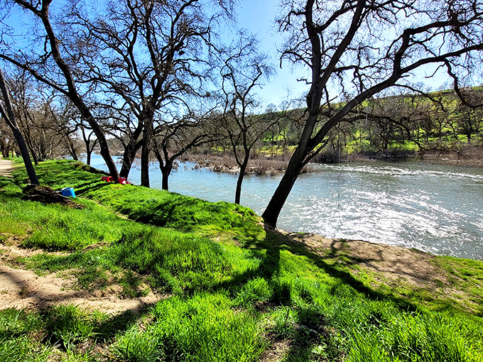 Nature's therapy session along the riverbank &ndash; no co-pay required, just bring your own lawn chair and beverage of choice.