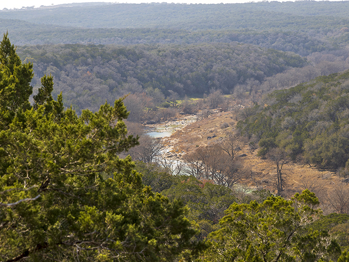 The view that launched a thousand desktop backgrounds. Hill Country vistas that make you forget deadlines even exist.