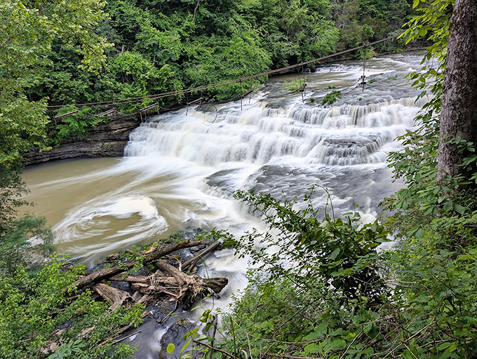 Where the waterfall meets the river basin &ndash; that magical intersection where thundering power transforms into serene pools.