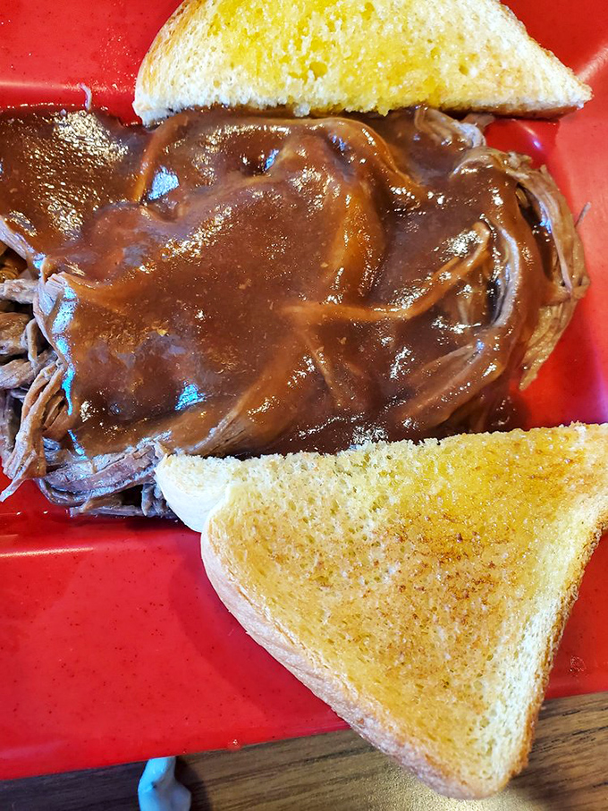 This isn't just roast beef; it's a 17-hour slow-cooked masterpiece that makes you want to write poetry about gravy.