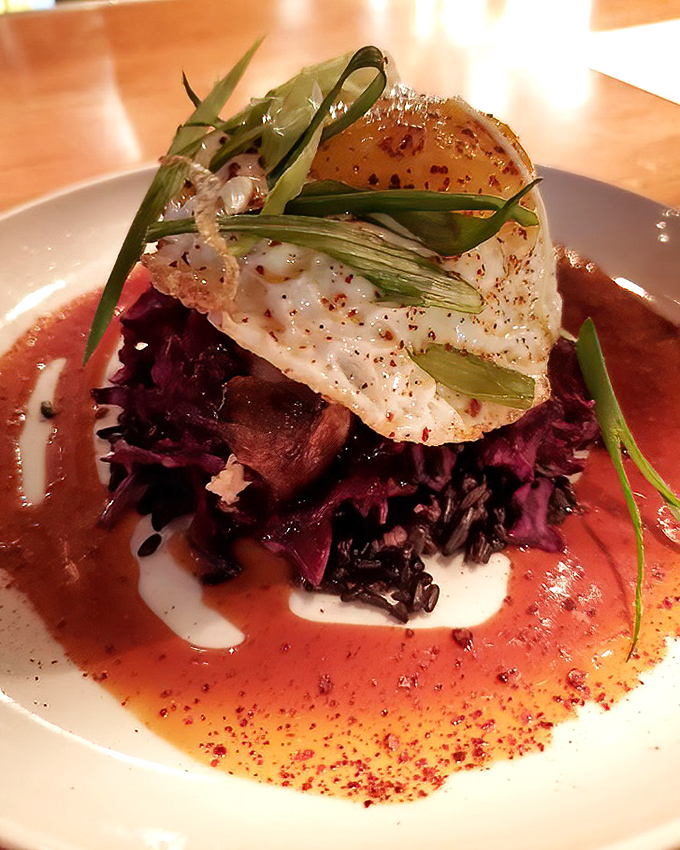 Behold the legendary Sakura Pork Belly &ndash; a masterpiece of tender meat, vibrant purple cabbage, and that perfectly runny egg that dreams are made of.