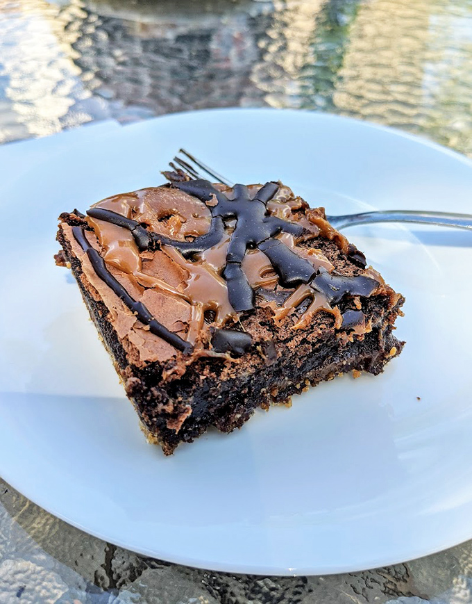 This brownie doesn't play fair &ndash; it's the dessert equivalent of bringing a bazooka to a water gun fight.