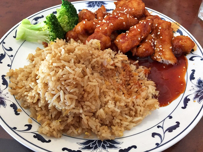 Behold the sesame chicken that's converting skeptics and satisfying cravings since day one of discovery.