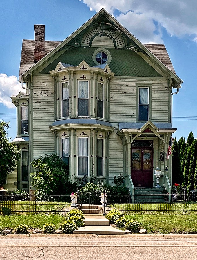 This Victorian beauty with its ornate bay windows and gingerbread trim stands as testament to an era when houses weren't just built&mdash;they were crafted.