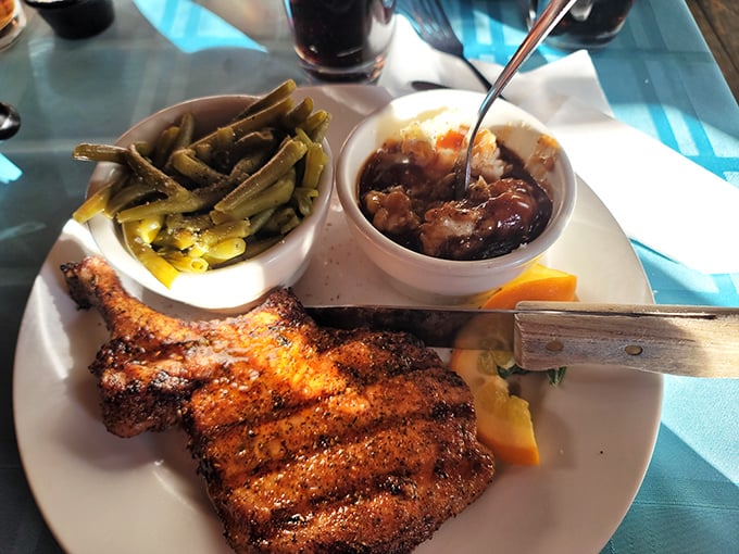 This blackened sirloin doesn't need fancy garnishes&mdash;just green beans, a side of something sweet, and your undivided attention.